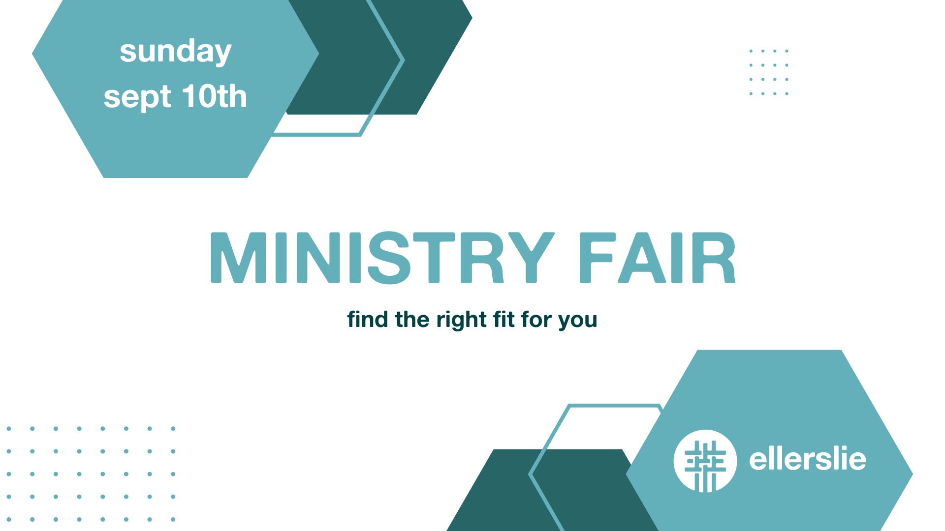 Ministry Fair - Ellerslie Road Baptist Church
